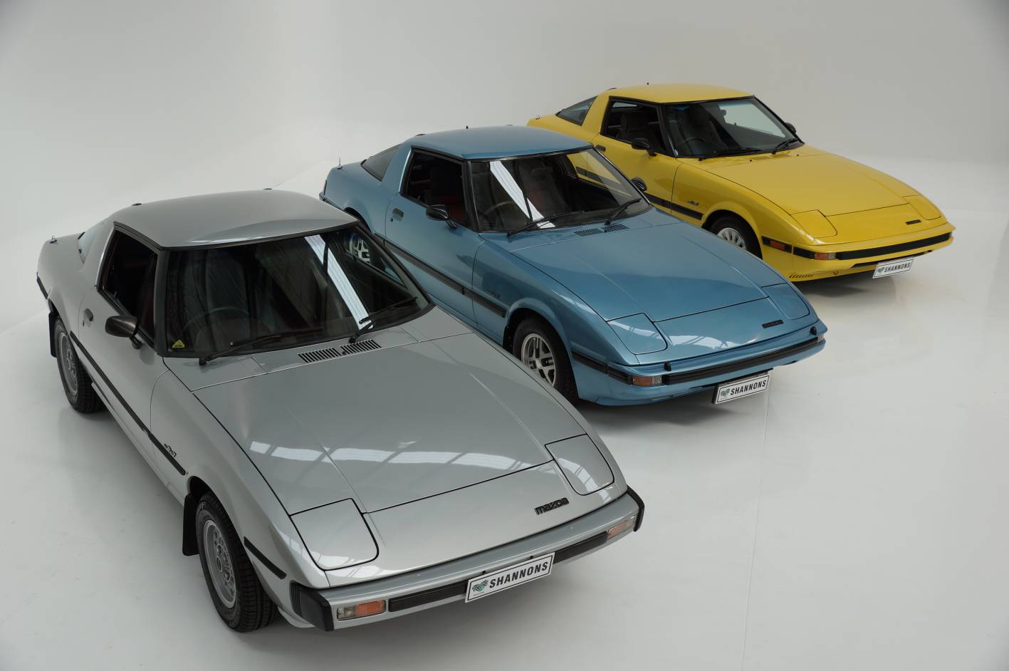 Trio of collectible Mazda RX-7s up for auction