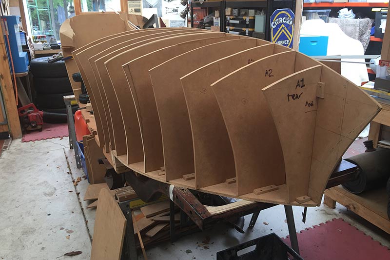 Building your own bodywork: Citroen Boat Tail part 2 - Faine 401