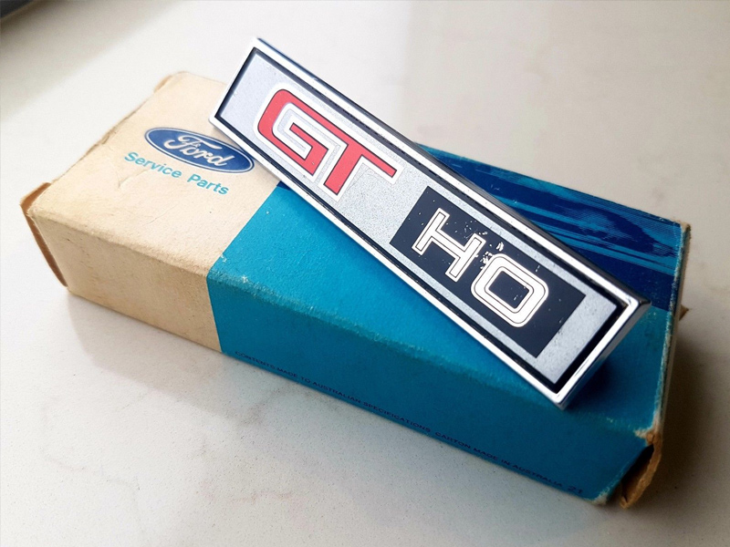 1972 XA GT-HO Phase 4 console badge on eBay