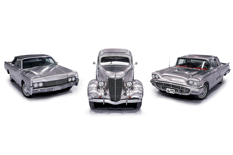 Stainless steel Ford trio + Audi Quattro + BMW 2002 Turbo - Auction ...