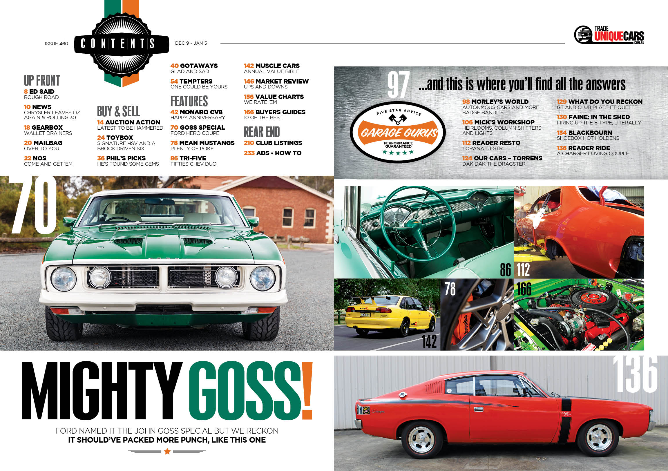 Unique Cars Magazine Muscle Car Value Guide