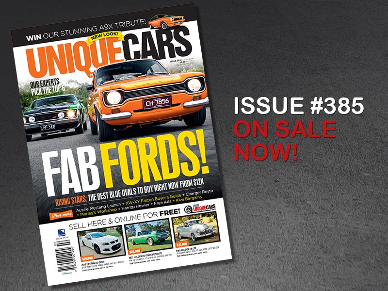 Unique Cars #385 on sale now