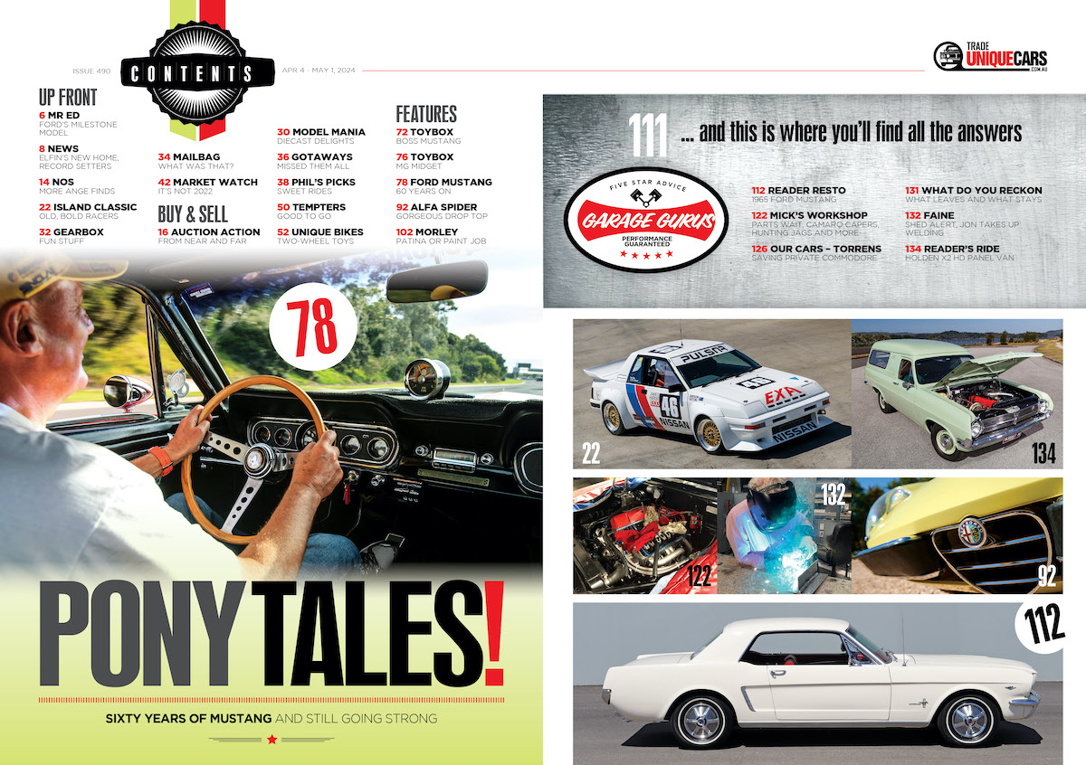 60 years of Mustang - new Unique Cars mag out now