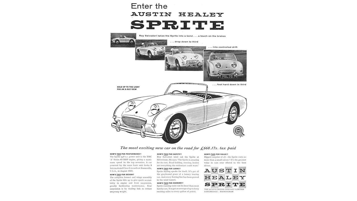 Sixty years of Austin-Healey bug-eyed Sprite