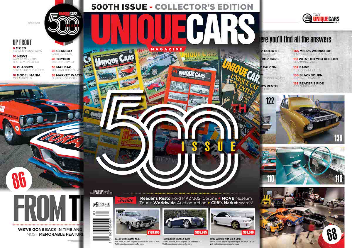 Unique Cars issue 500 out now! - Trade Unique Cars